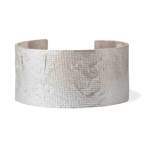 Mega Paper Cuff in Silver - Allison Bryan Jewellery