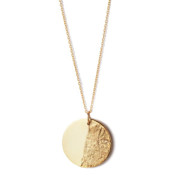 Split Disc Necklace - Allison Bryan Jewellery